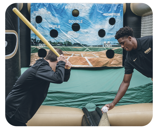 EVERY WEEK WE HAVE DIFFERENT INFLATABLES AND GIANT GAMES FOR FANS TO TRY!